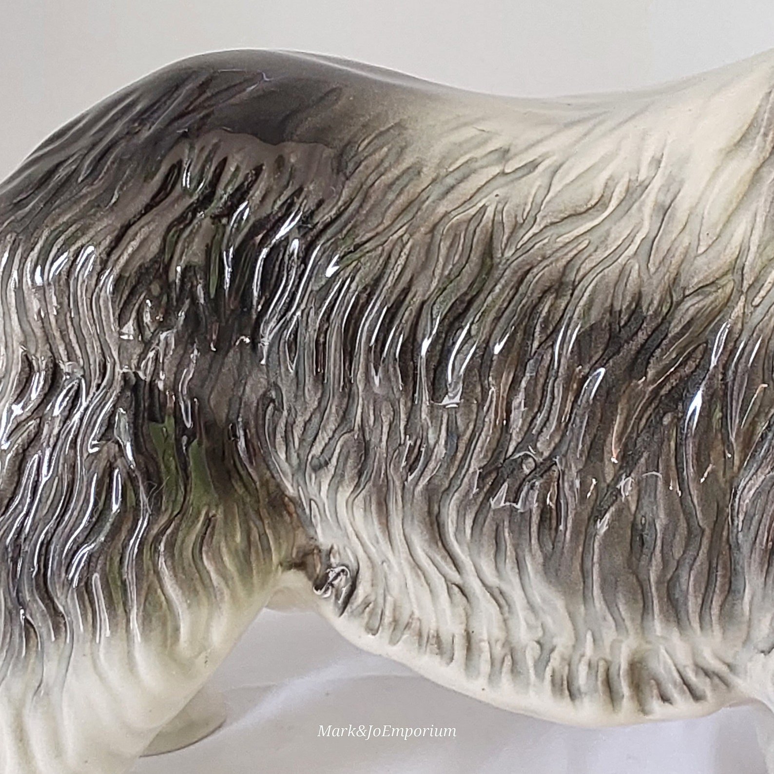 Vintage Coopercraft Old English Sheepdog Porcelain Dog - Etsy