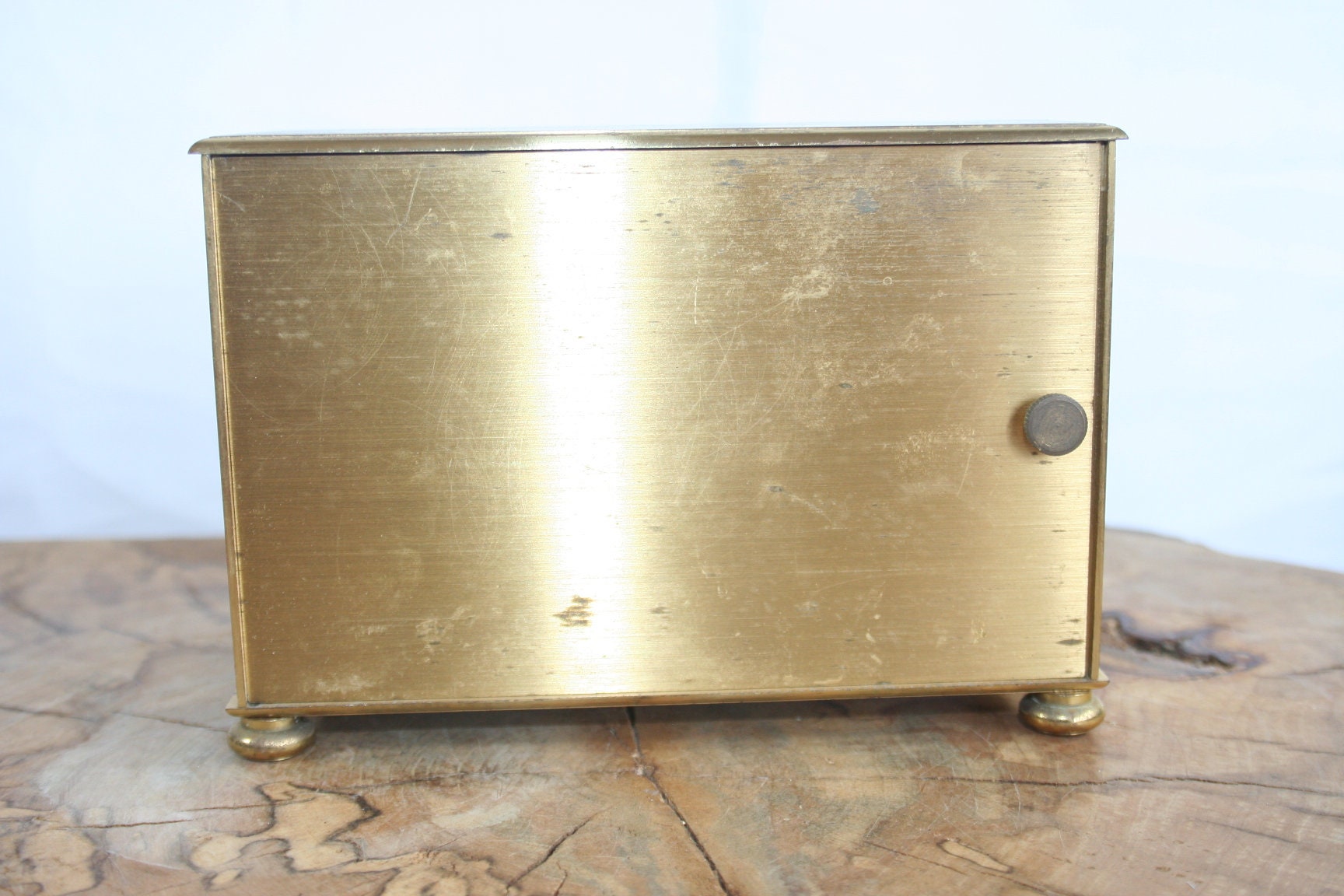 Vintage Staiger Chrometron Quartz Brass Clock - Etsy