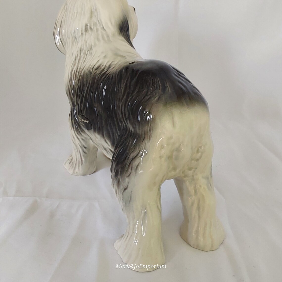 Vintage Coopercraft Old English Sheepdog Porcelain Dog - Etsy