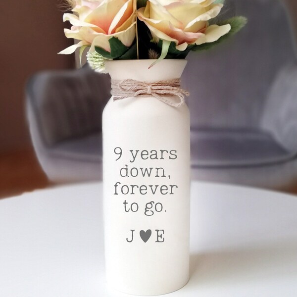 9th Anniversary Flower Pot - Etsy