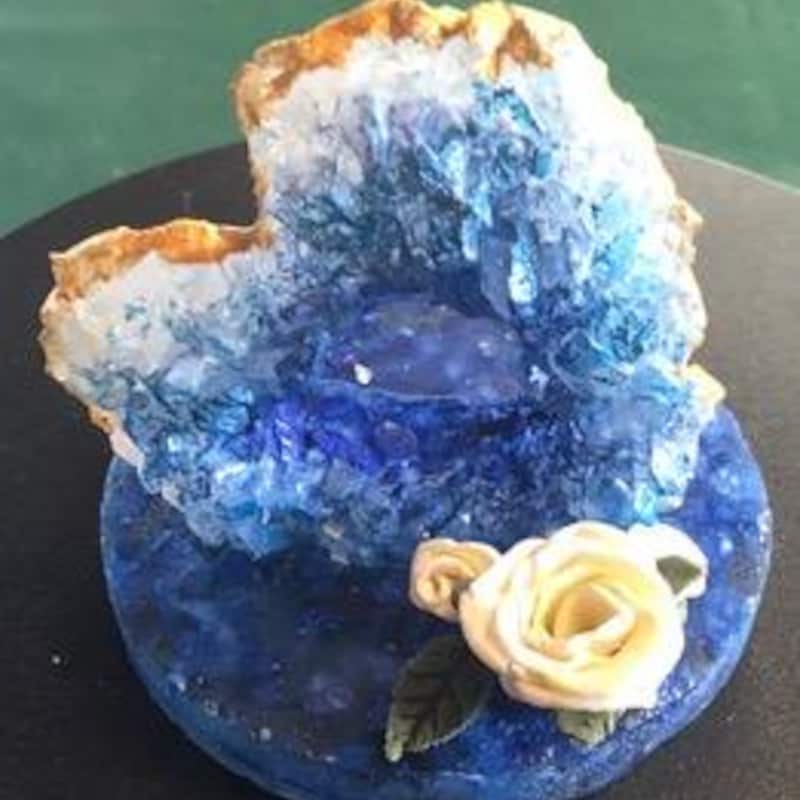 Geode Cake Topper - Etsy
