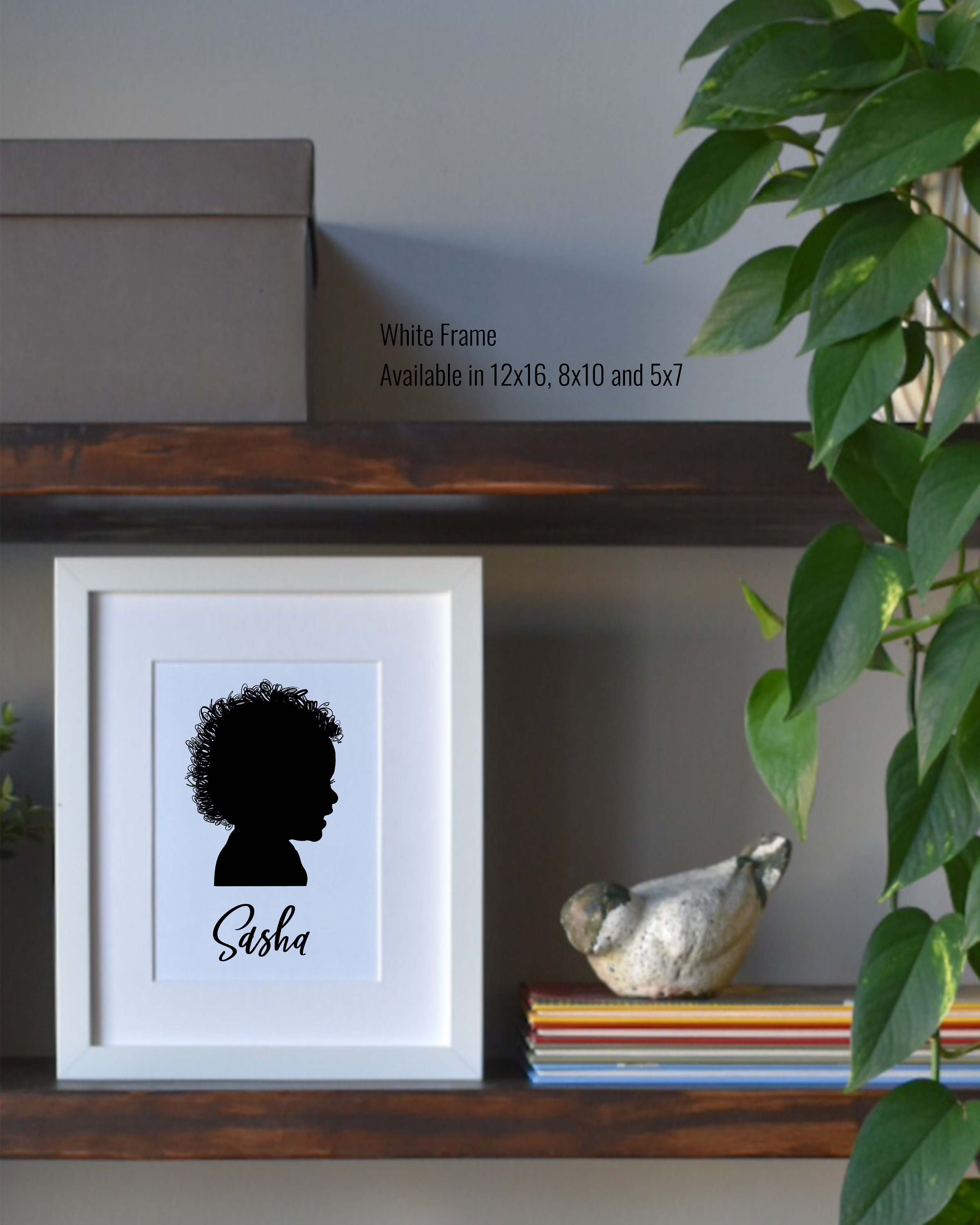 Custom Silhouette Portrait Custom Drawing Silhouettes | Etsy