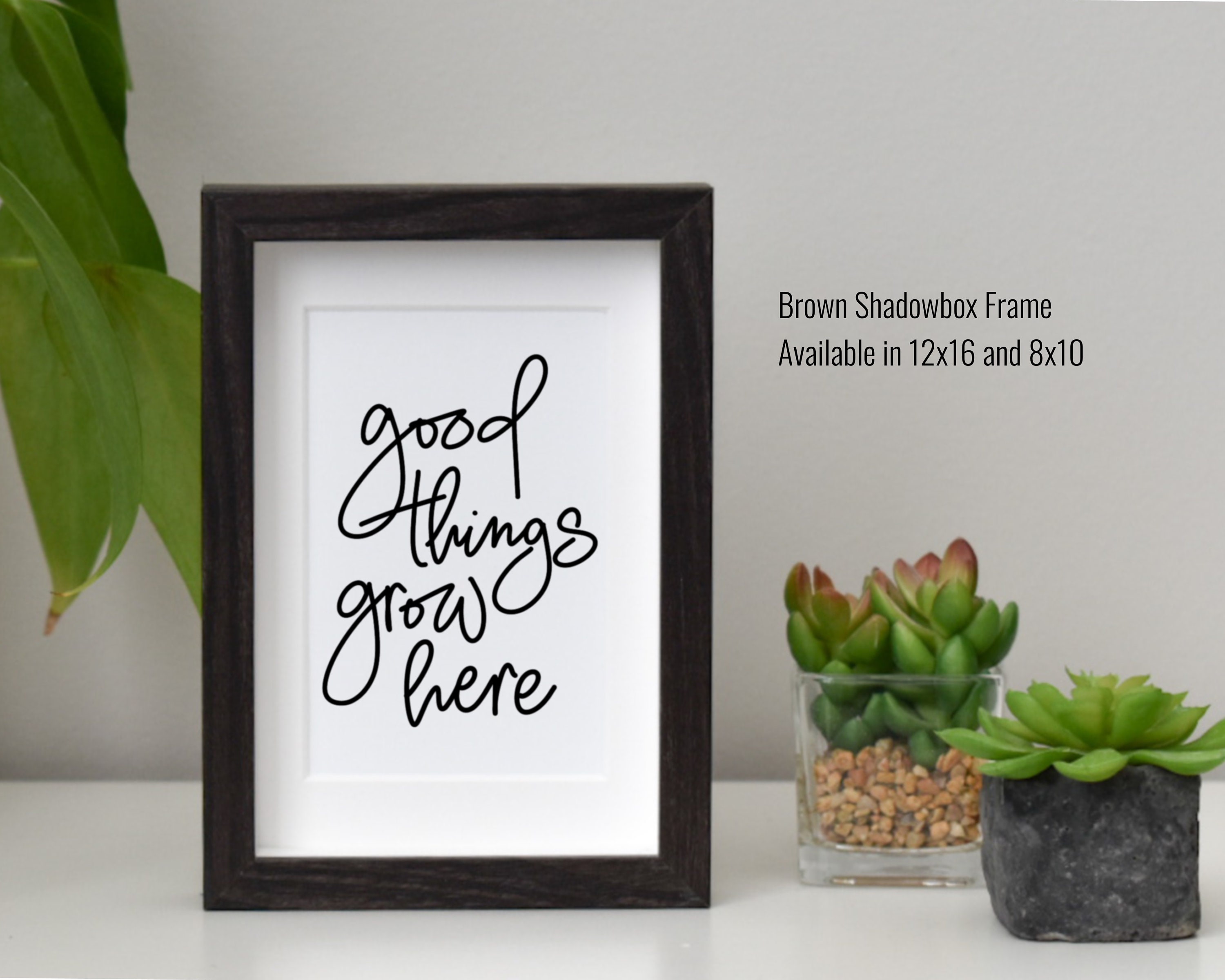 Good Things Grow Here Frame Planter Frame Plant Mom | Etsy