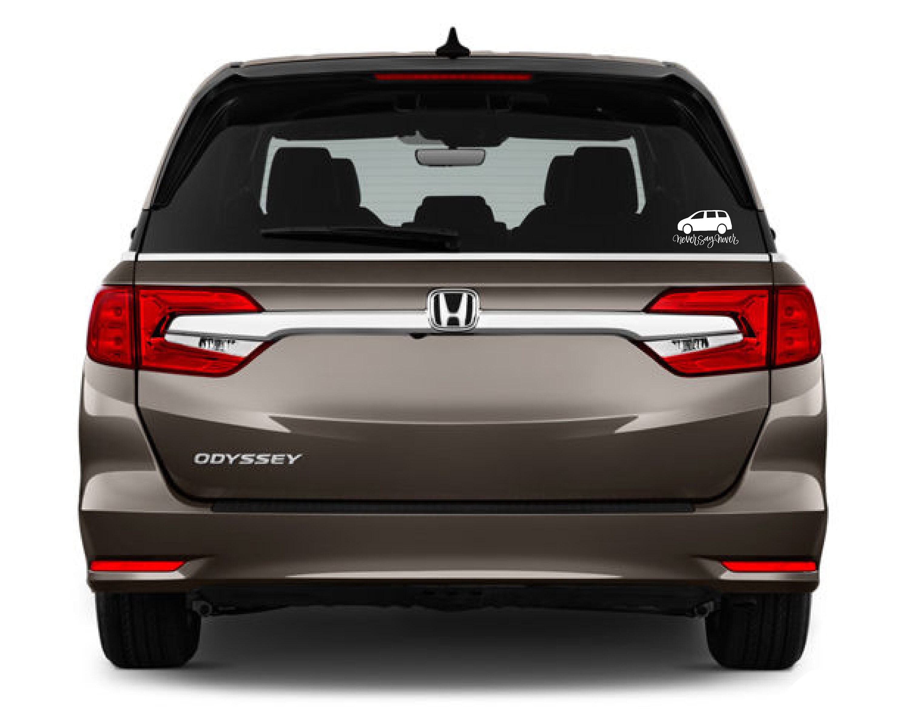 Never Say Never Minivan Sticker Vinyl Decal - Etsy