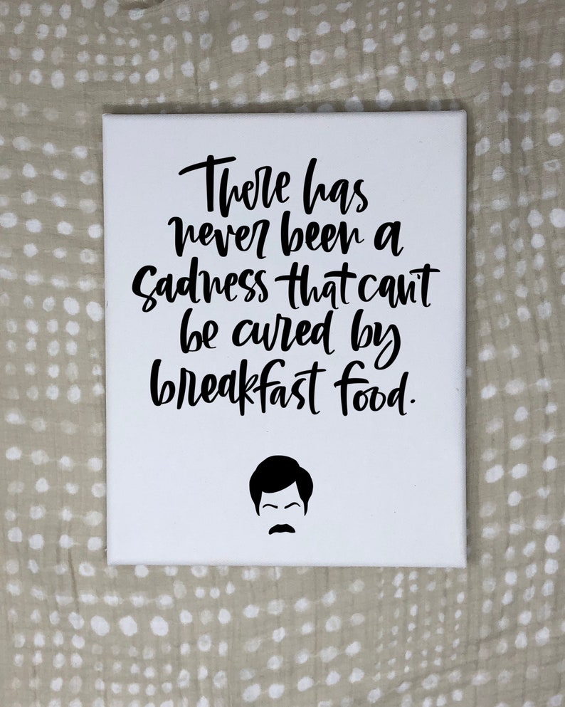 Ron Swanson Breakfast Food Collection There Has Never Been | Etsy