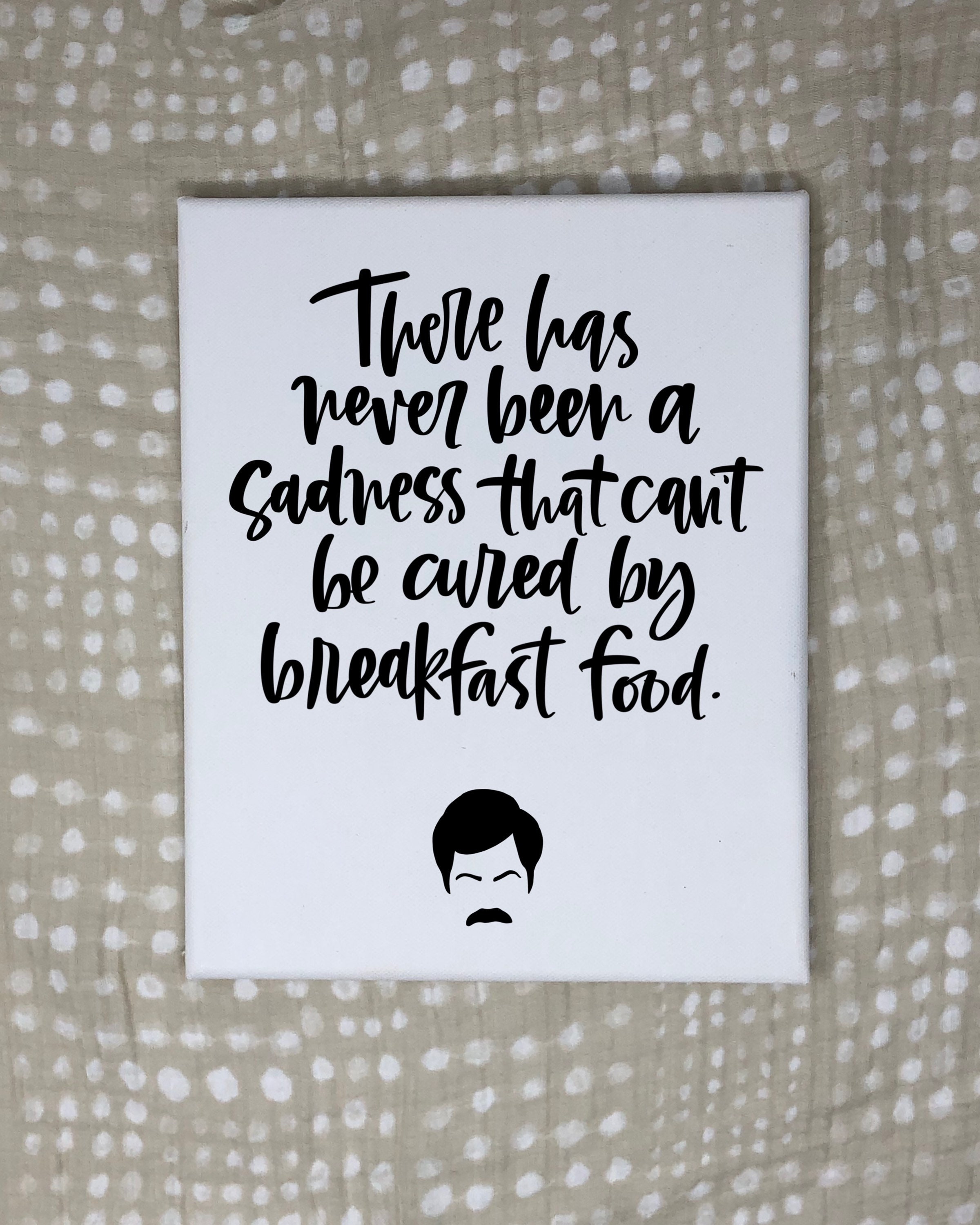 Ron Swanson Breakfast Food Collection There Has Never Been | Etsy