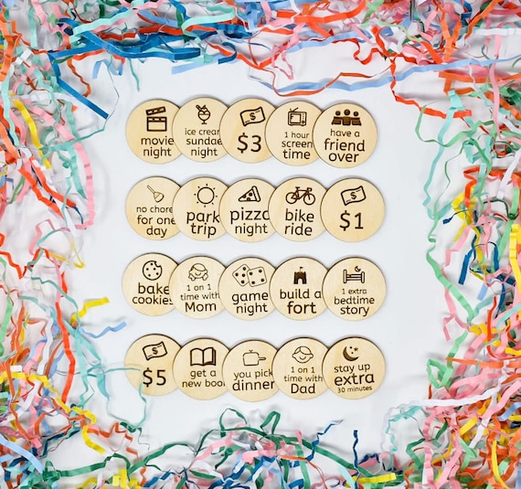 Easter Basket Tokens Easter Basket Stuffers Child Reward - Etsy