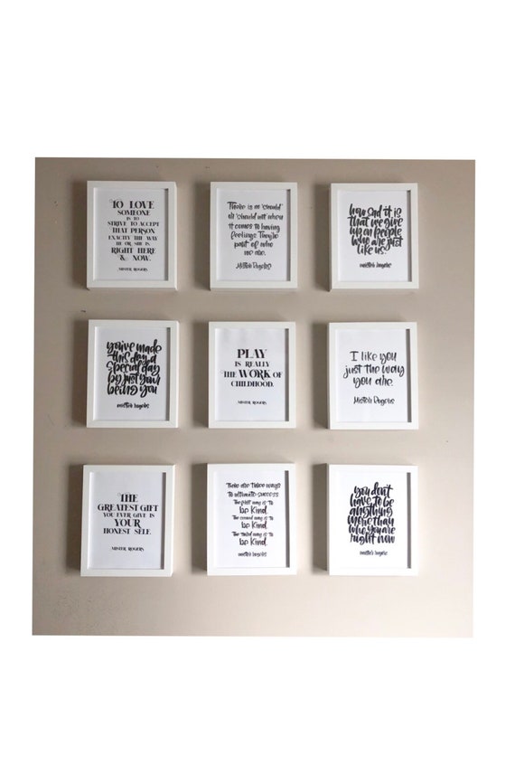 The Mister Rogers Collection Mister Rogers Quotes Mr. | Etsy