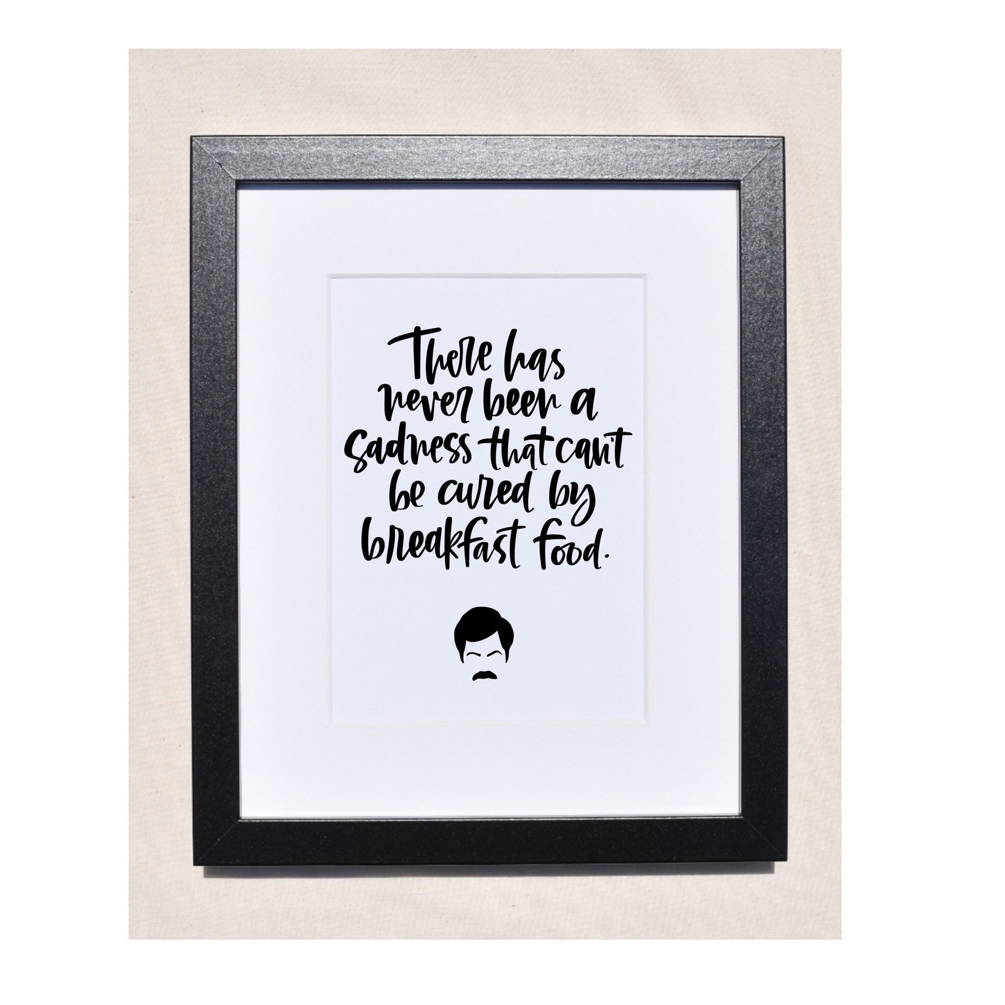 Ron Swanson Breakfast Food Collection There Has Never Been | Etsy