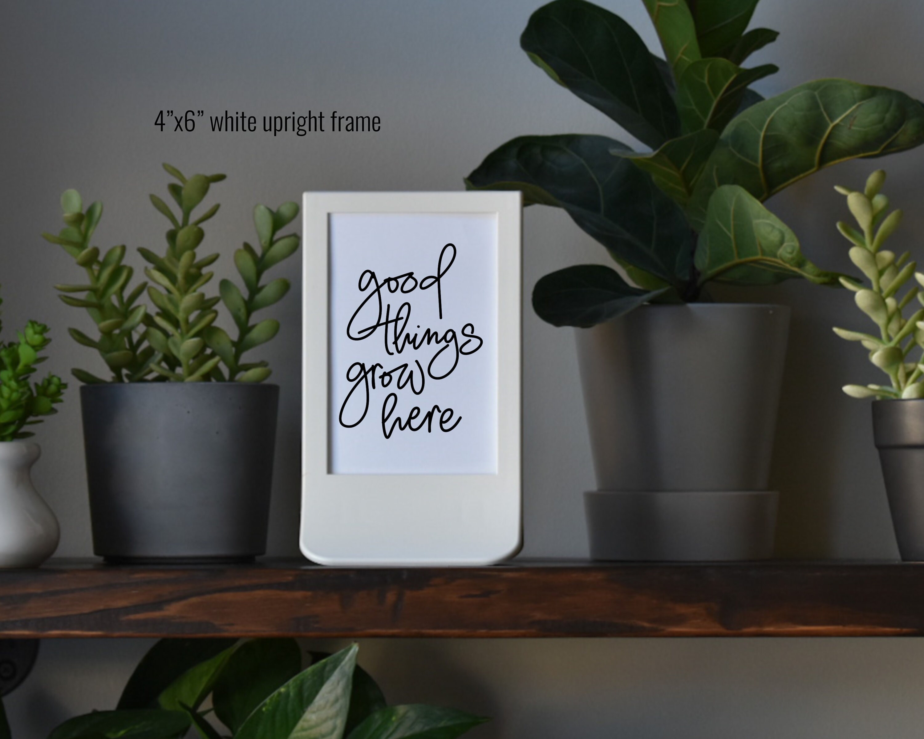 Good Things Grow Here Frame Planter Frame Plant Mom | Etsy