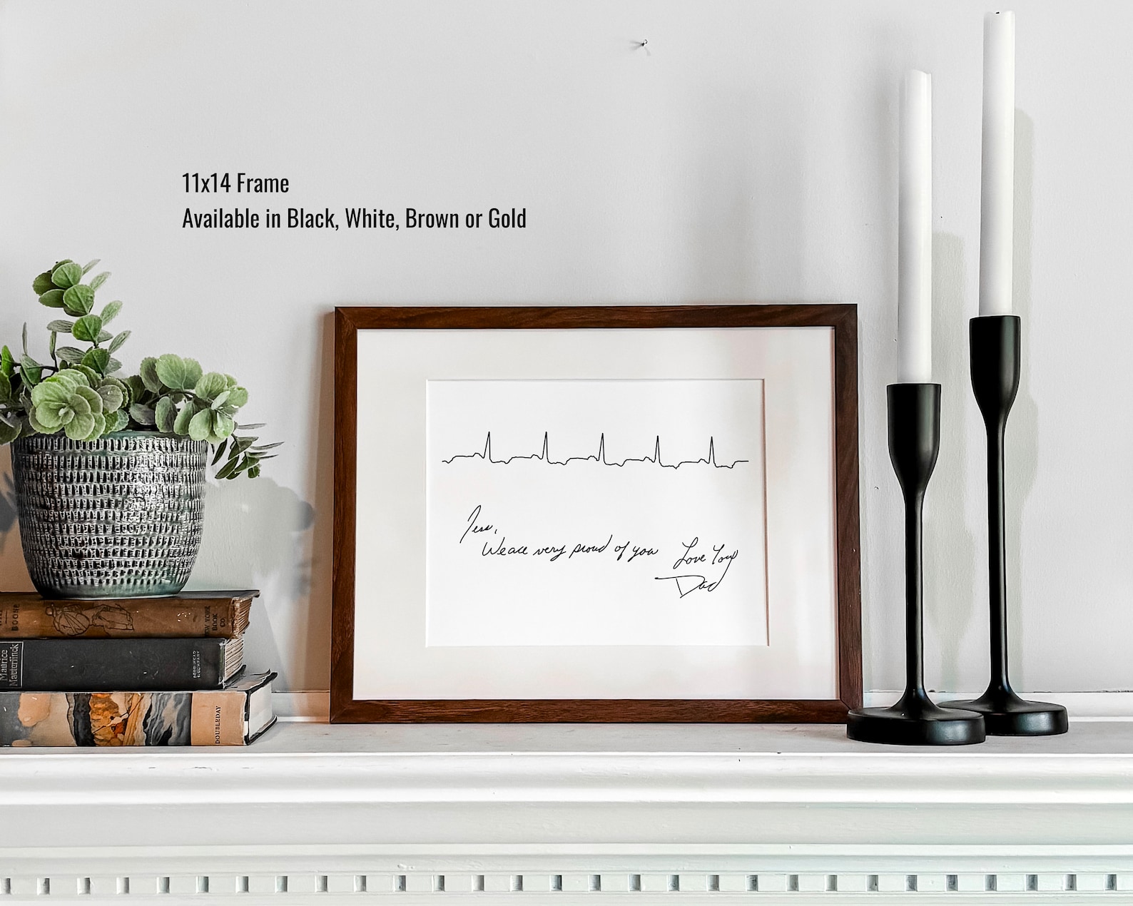 The Heartbeat Project | Custom | Heartbeat Sign | Memorial Gift | Loved ...