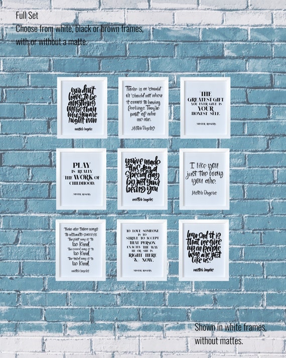 The Mister Rogers Collection Mister Rogers Quotes Mr. - Etsy