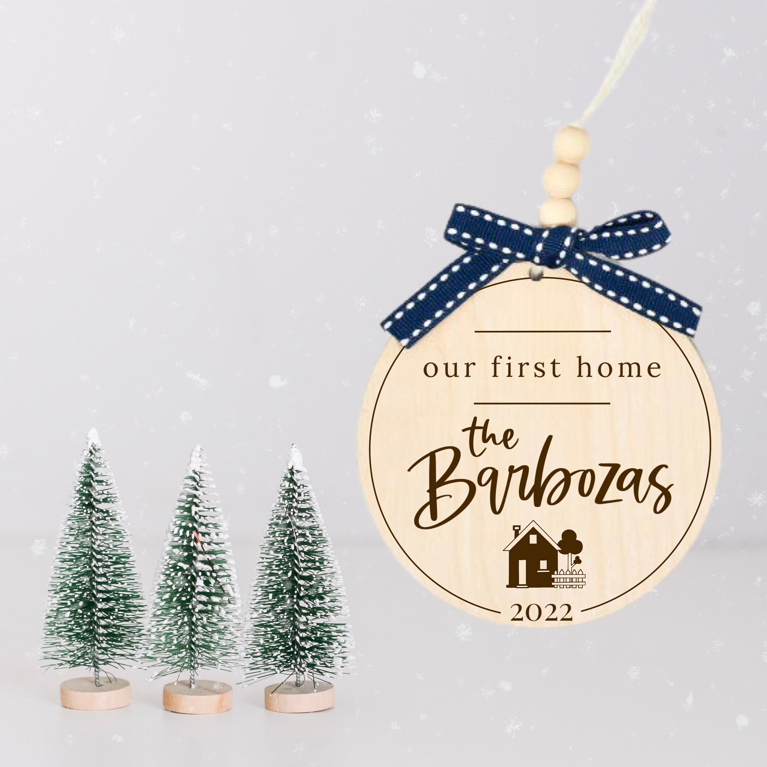 Personalized Ornament | New Home | Bought a House | Built a House - Etsy