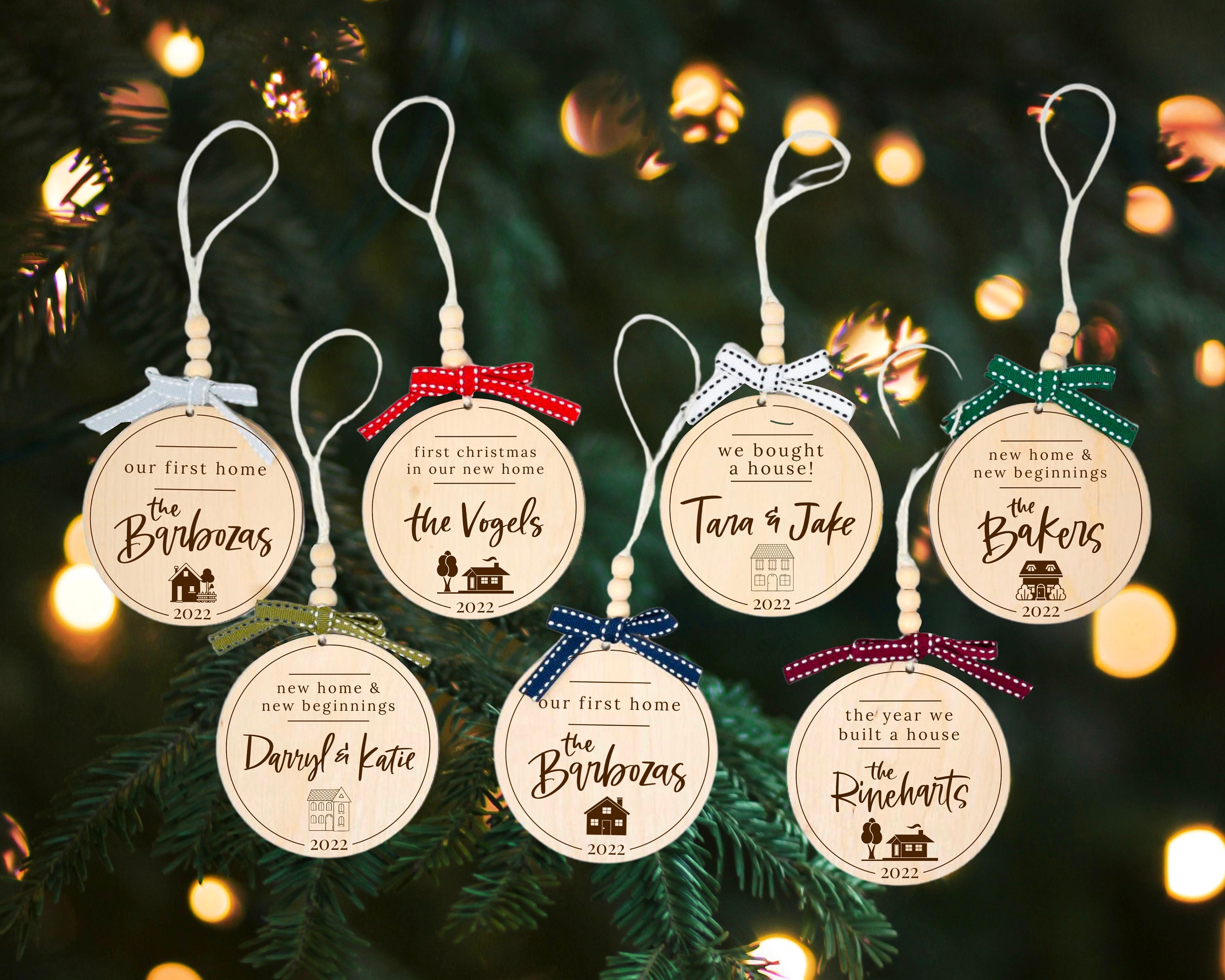 Personalized Ornament | New Home | Bought a House | Built a House - Etsy