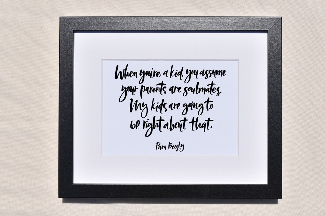 The Office Quote | Wall Sign | Pam Beesly Quote | Jim Halpert ...