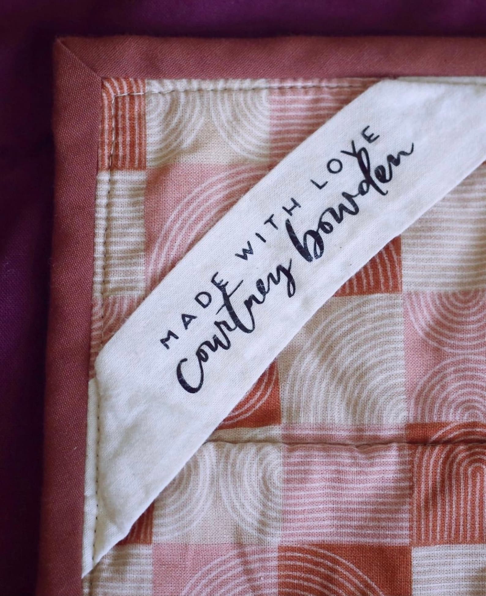 Custom Quilt Labels One Dozen Handmade Quilt Labels - Etsy