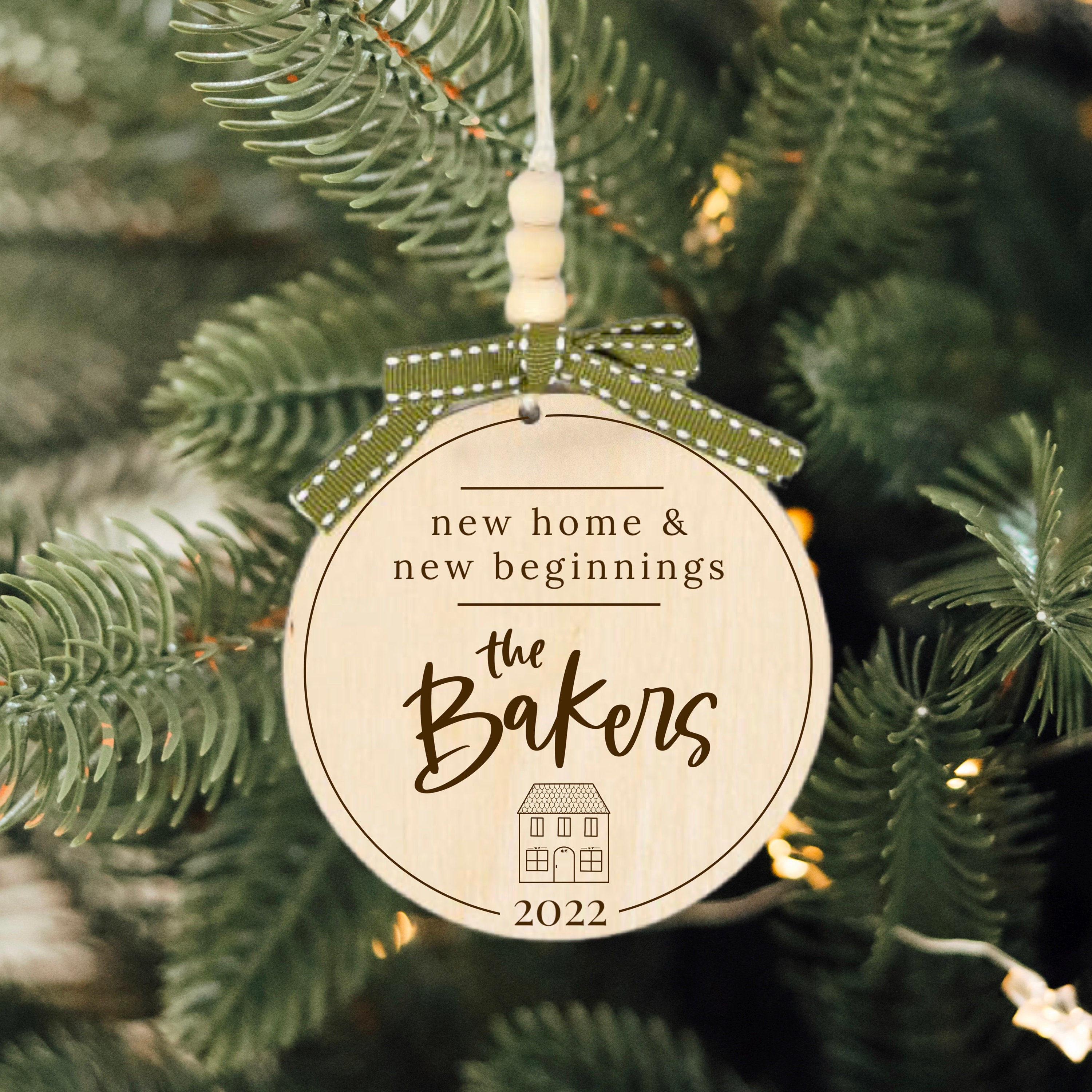 Personalized Ornament | New Home | Bought a House | Built a House - Etsy