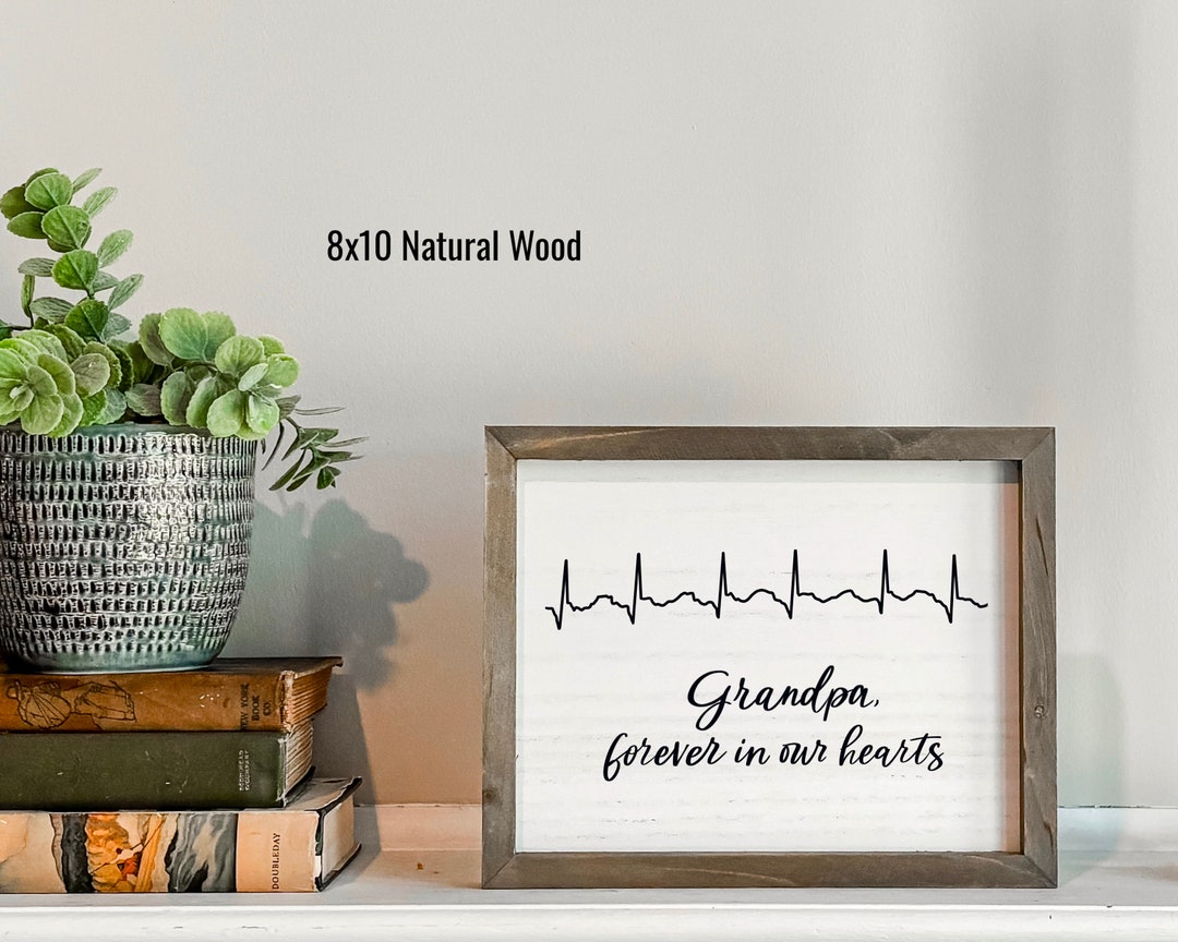 The Heartbeat Project | Custom | Heartbeat Sign | Memorial Gift | Loved ...