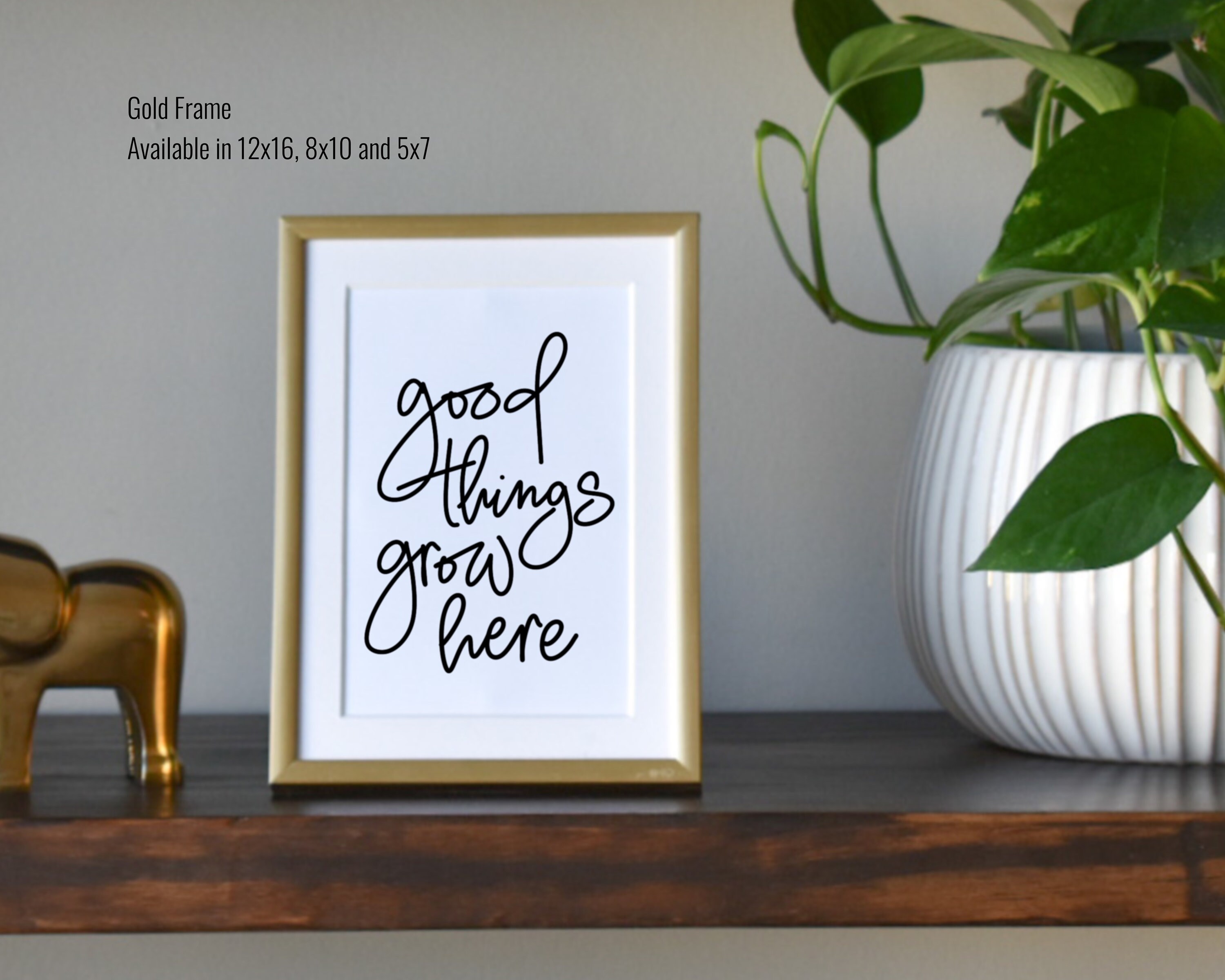 Good Things Grow Here Frame Planter Frame Plant Mom | Etsy