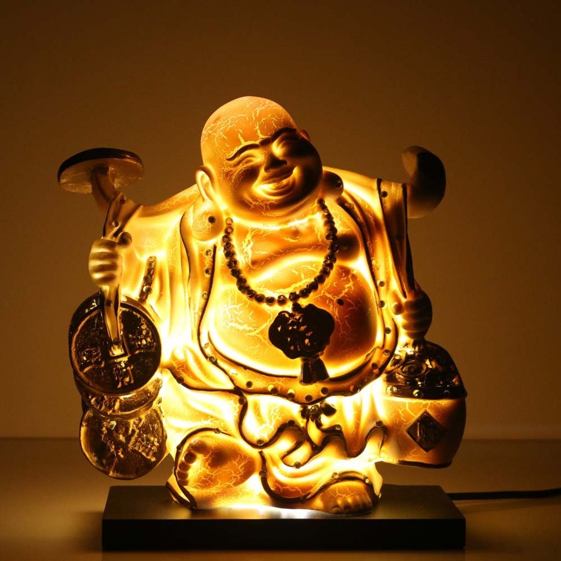 Handmade Buddha Statue Led Lamp for Table Decor Vintage | Etsy