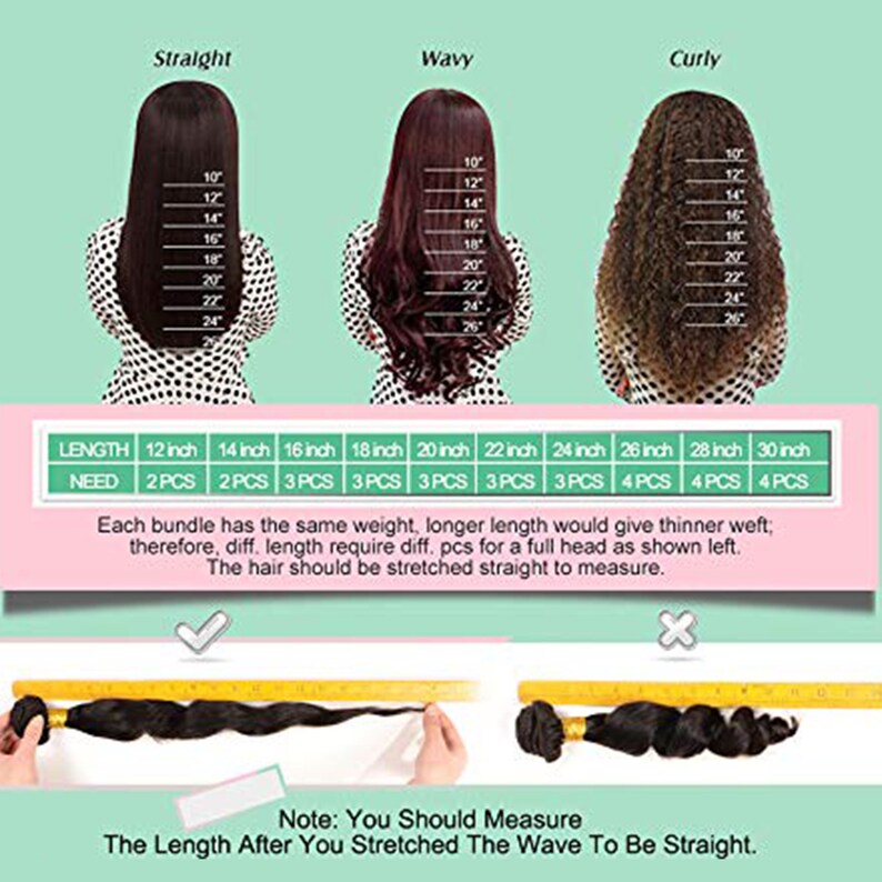 Straight Human Hair Clip in Extensions 120 Gram Hair Weight - Etsy