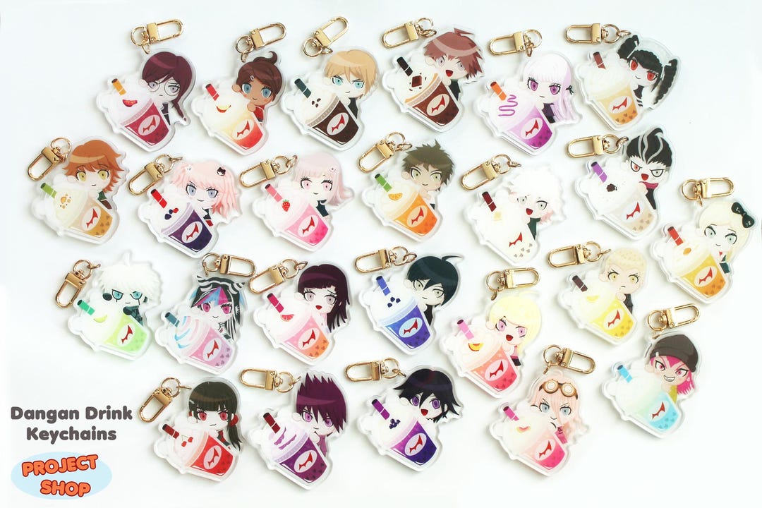 Dangan Drinks DR1 DR2 DRV3 Character Chibi Keychains (double-sided) - Etsy