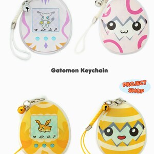 Digi Egg Digitama Tamogatchi Acrylic Charm Keychains | Etsy