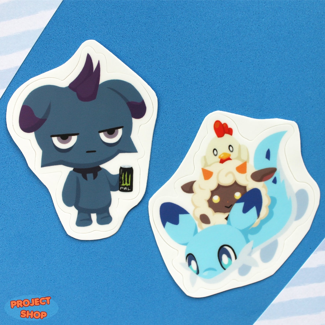 Palworld Character Pal Vinyl Stickers - Etsy