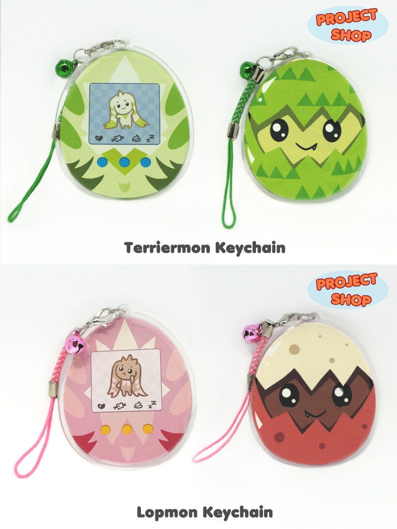 Digi Egg Digitama Tamogatchi Acrylic Charm Keychains | Etsy