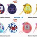 Digi Egg Digitama Tamogatchi Acrylic Charm Keychains - Etsy