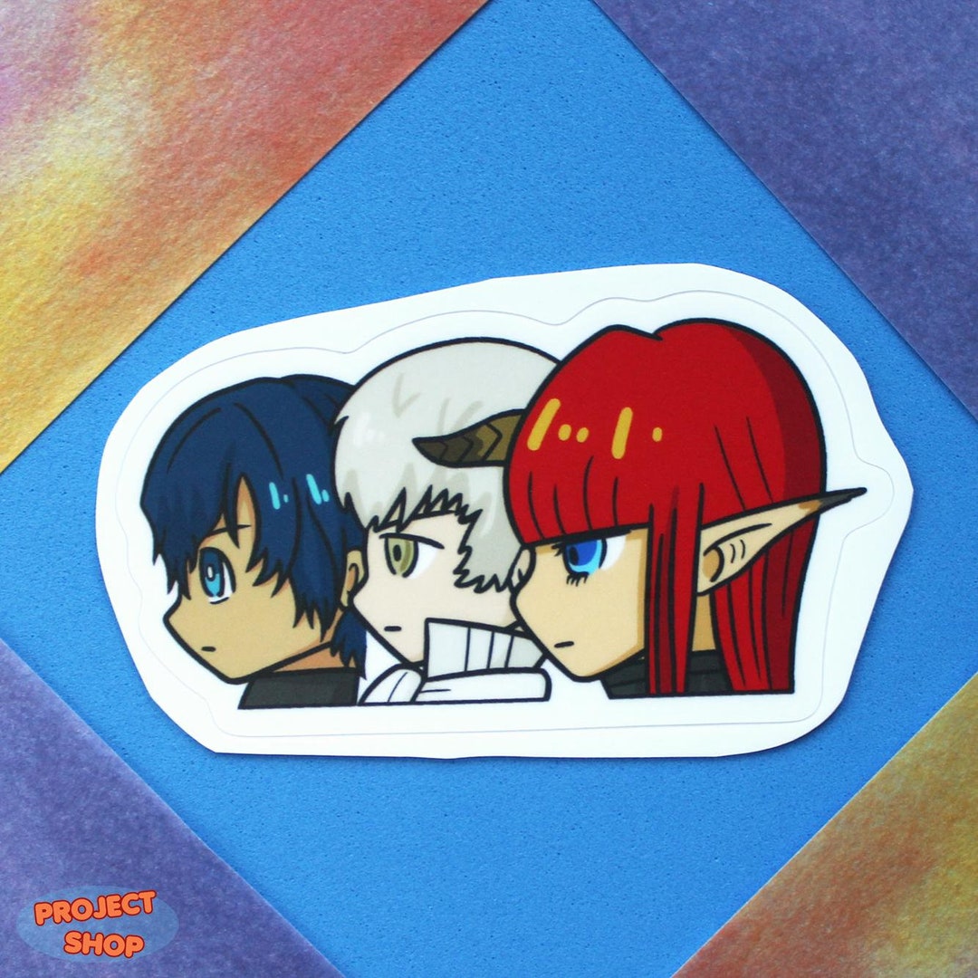 Metaphor Game Trio Chibi Style Sticker Single - Etsy