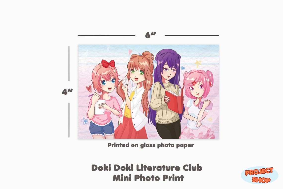 Doki Doki Literature Club Mini Photo Print | Etsy