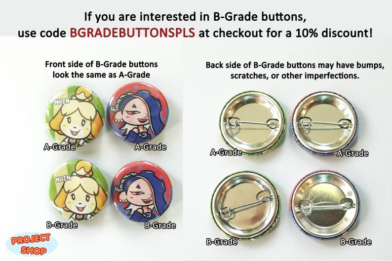 Splat Games Idols Character Buttons - Mix & Match - Etsy
