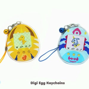 Digi Egg Digitama Tamogatchi Acrylic Charm Keychains - Etsy