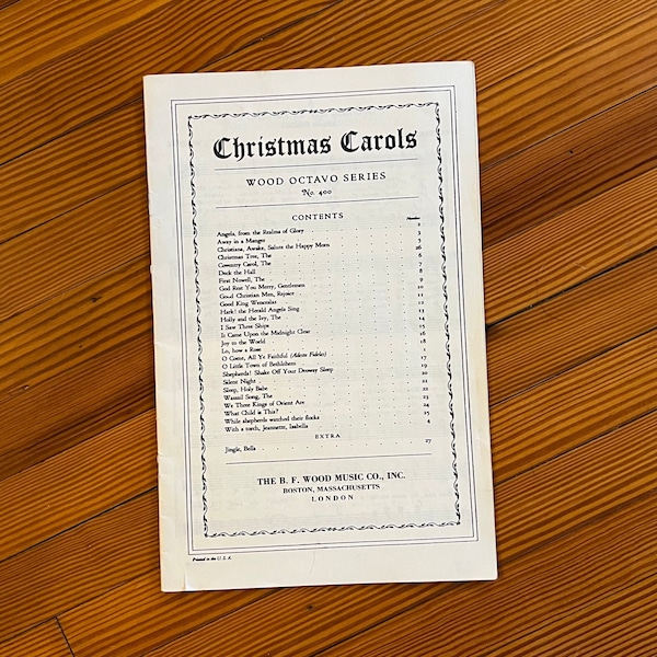 Christmas Carol Pamphlets - Etsy UK