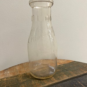 Antique Embassy Dairy Milk Jug, Glass Milk Container, the Milk Man ...