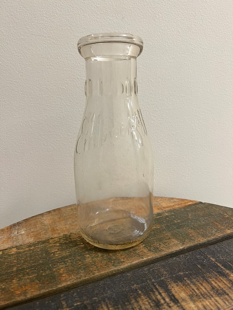 Antique Embassy Dairy Milk Jug, Glass Milk Container, the Milk Man ...