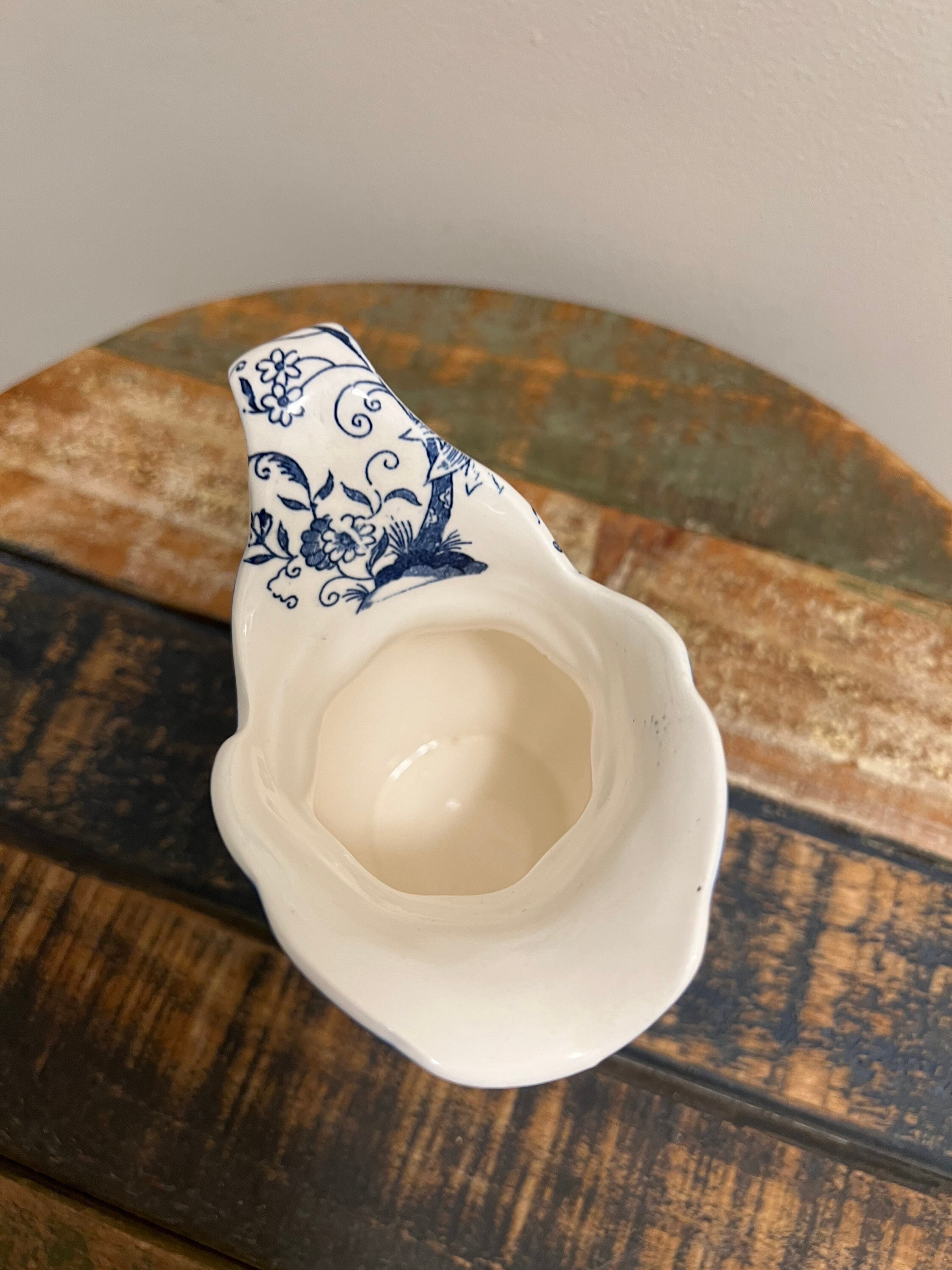 Antique Style Home Provincial Blue and White Pitcher Enesco Japan ...