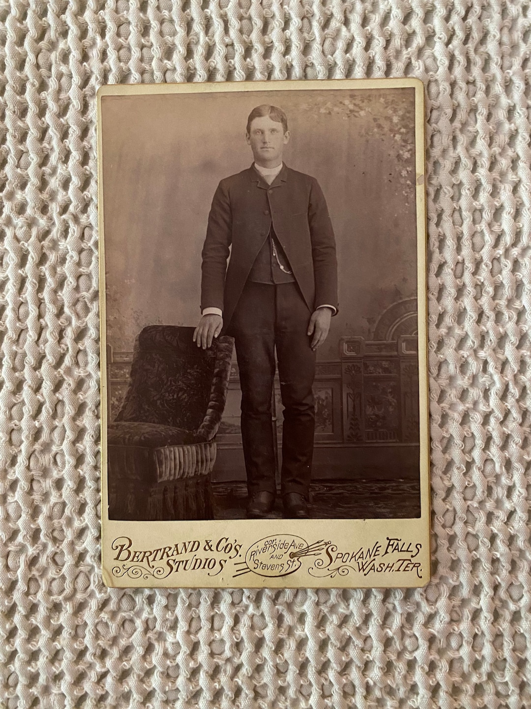 Antique Photograph of a Man, Early 1900's, Turn of the Century ...