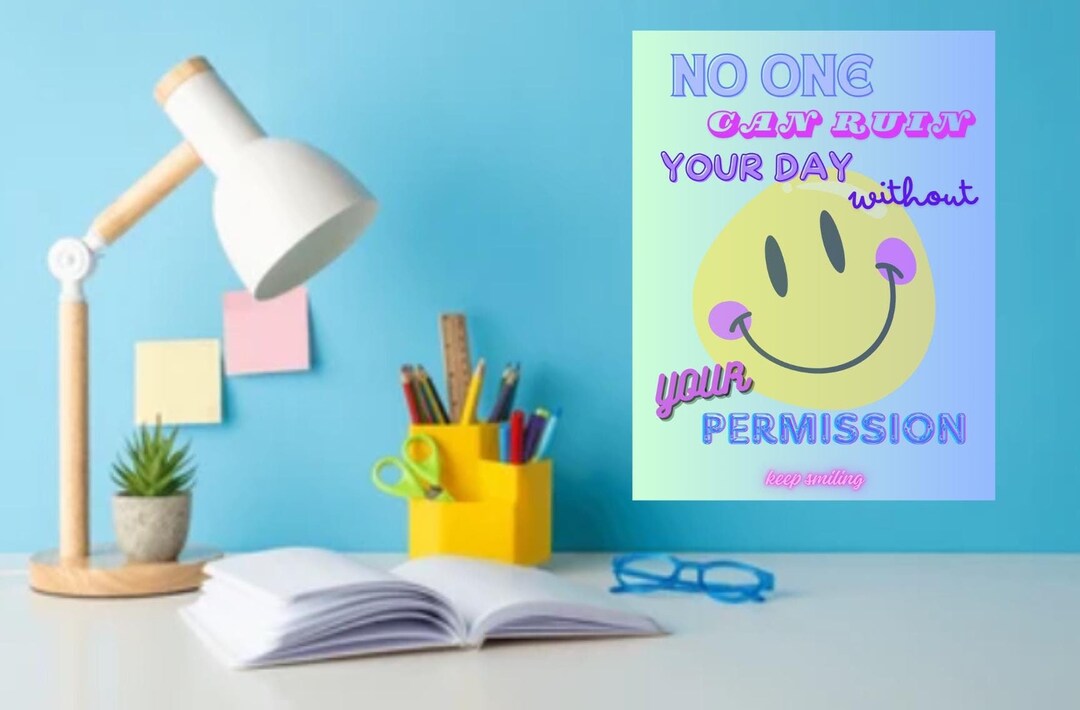 Positive Classroom Poster, Motivational Teacher Decor, No One Can Ruin ...