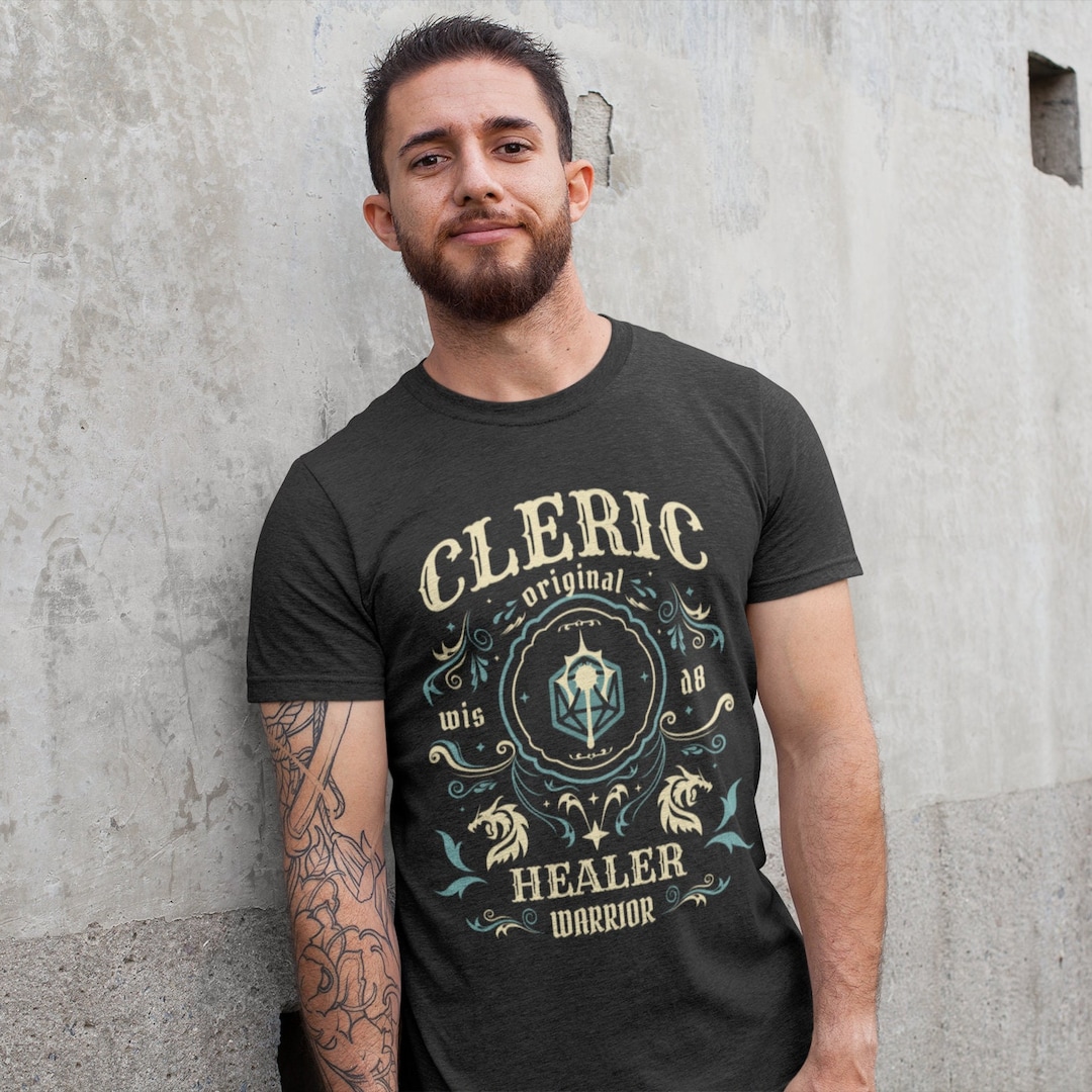 Cleric DND Shirt, D&D Cleric Class Gift, DND Cleric Shirt - Etsy