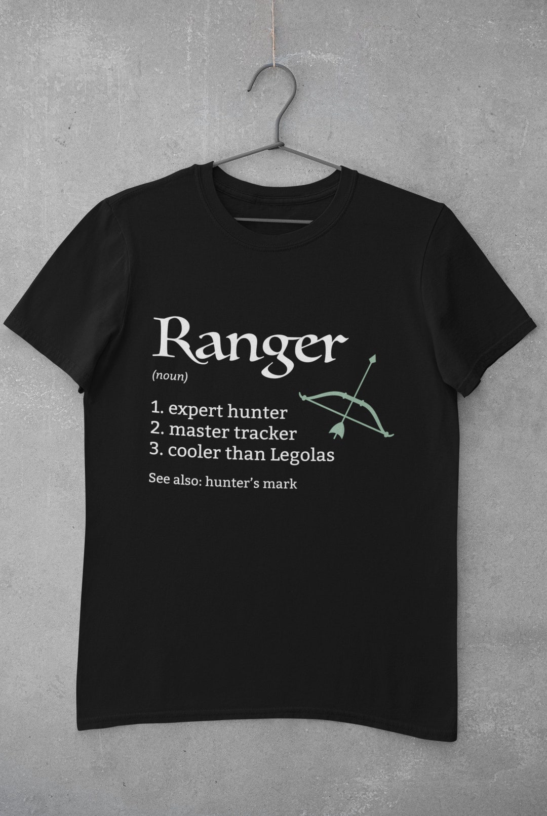 D&D Ranger Shirt | Dungeons and Dragons Class Definition Unisex T-shirt ...