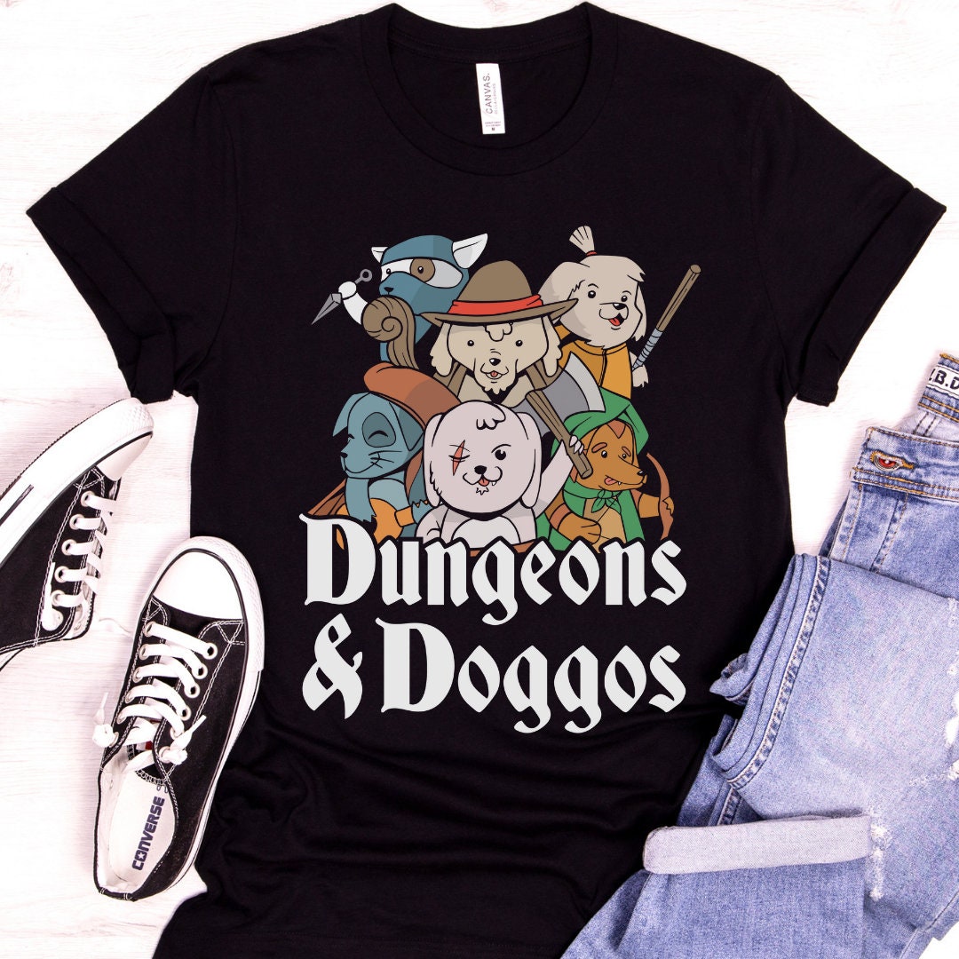 Dungeons & Doggos Shirt | Dungeons and Dragons Shirt - Etsy