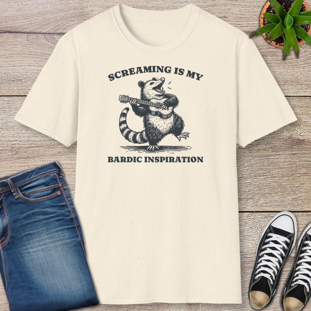 Funny Bard Shirt - Screaming is My Bardic Inspiration - Etsy