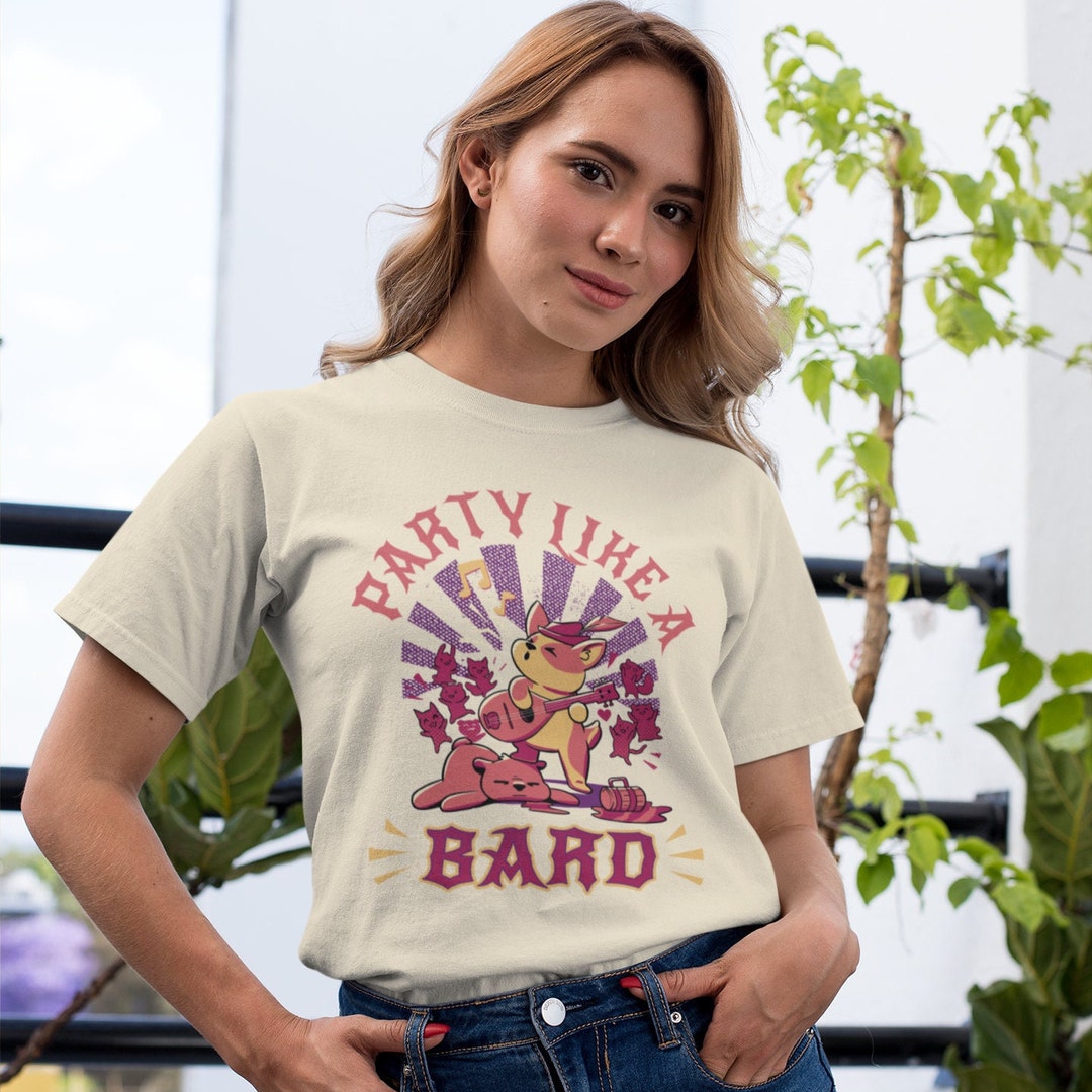 Dnd Bard Shirt | Party Like a Bard | Dungeons and Dragons T-shirt - Etsy