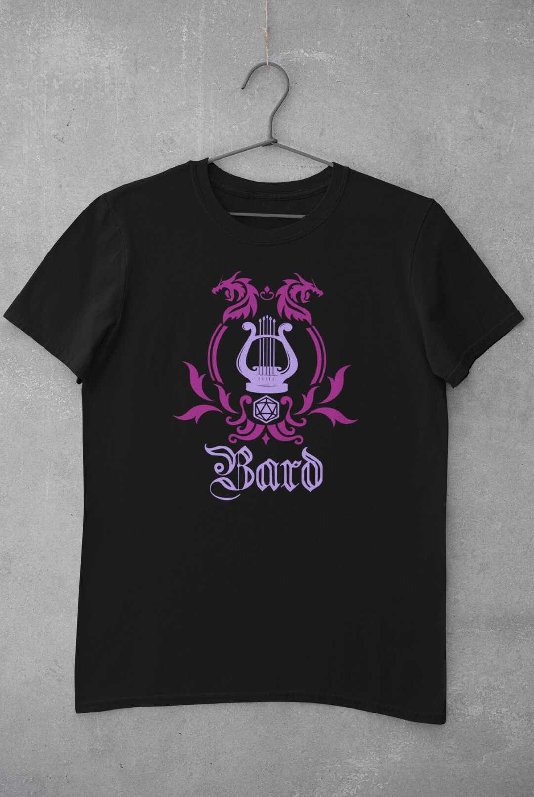 D&D Bard Shirt | Dungeons and Dragons Class Simple Emblem T-shirt - Etsy