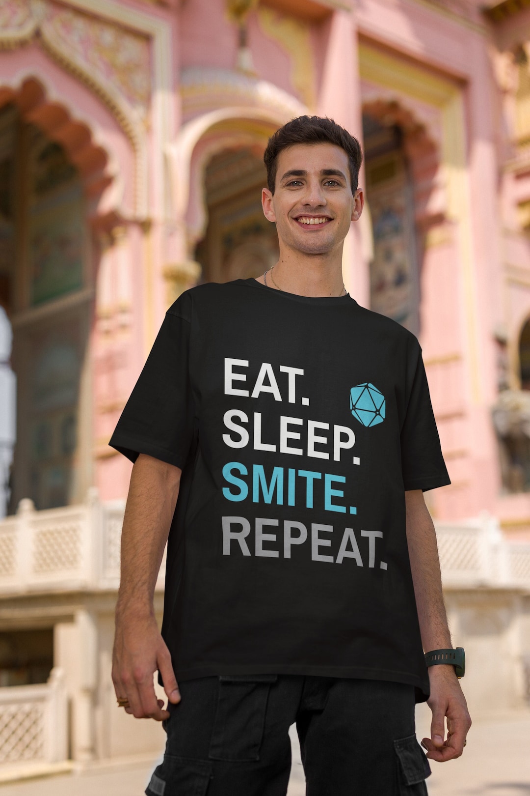 Dnd Paladin Shirt | Eat Sleep Smite Repeat | Dungeons and Dragons - Etsy