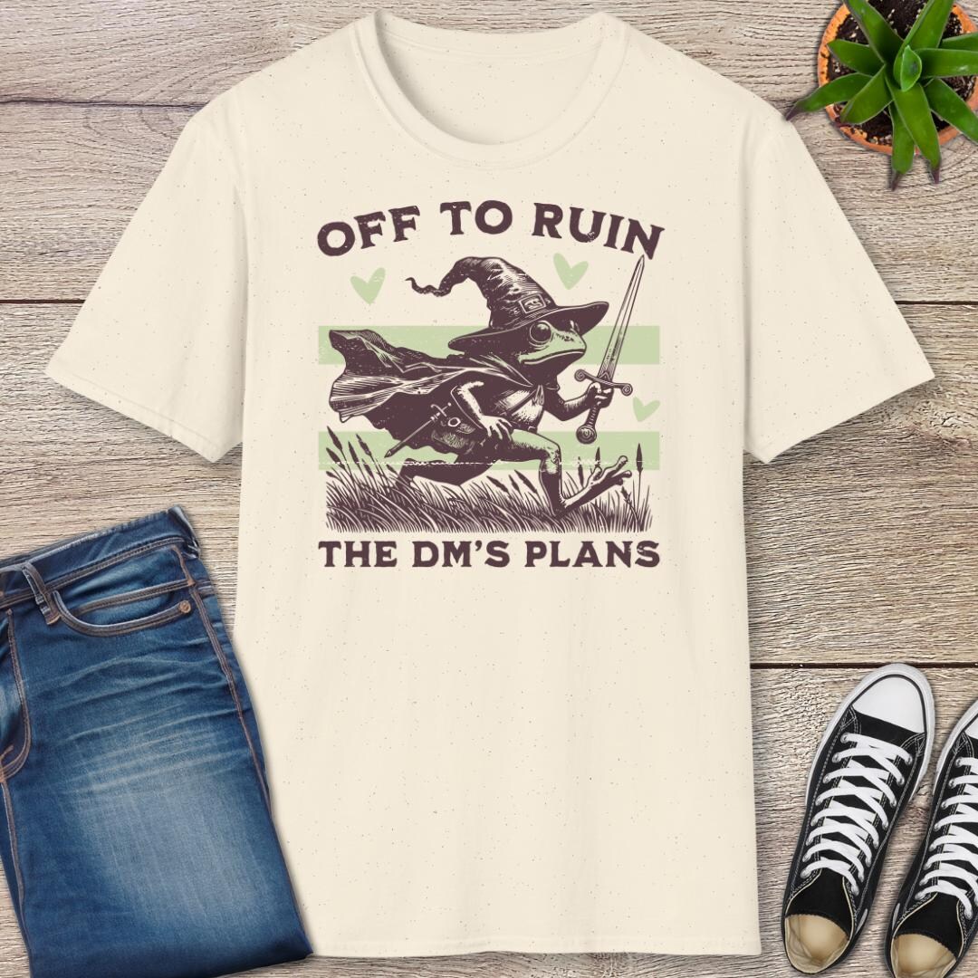 Funny Dnd Shirt - off to Ruin the Dm's Plans - Etsy