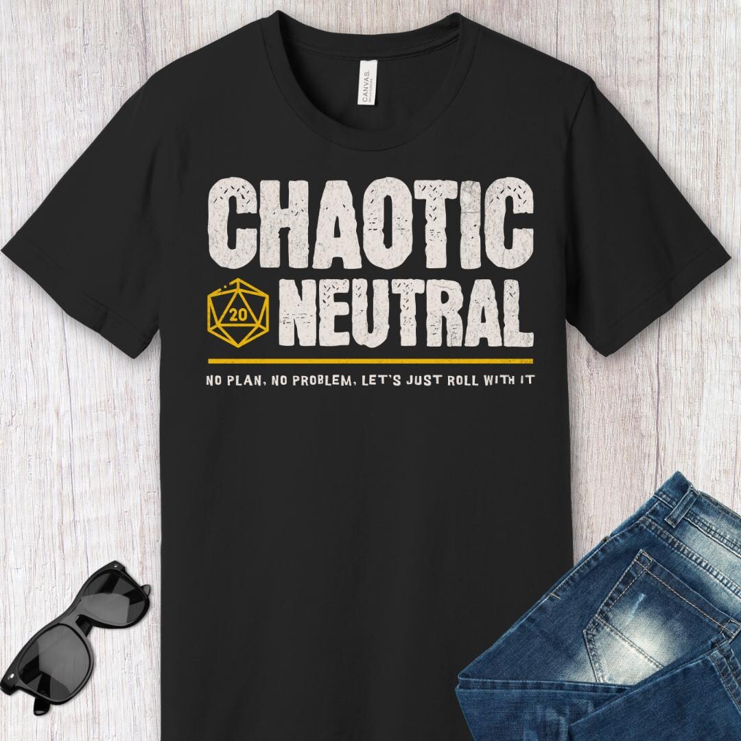 Chaotic Neutral Shirt - Dnd Alignment T-shirt - Etsy