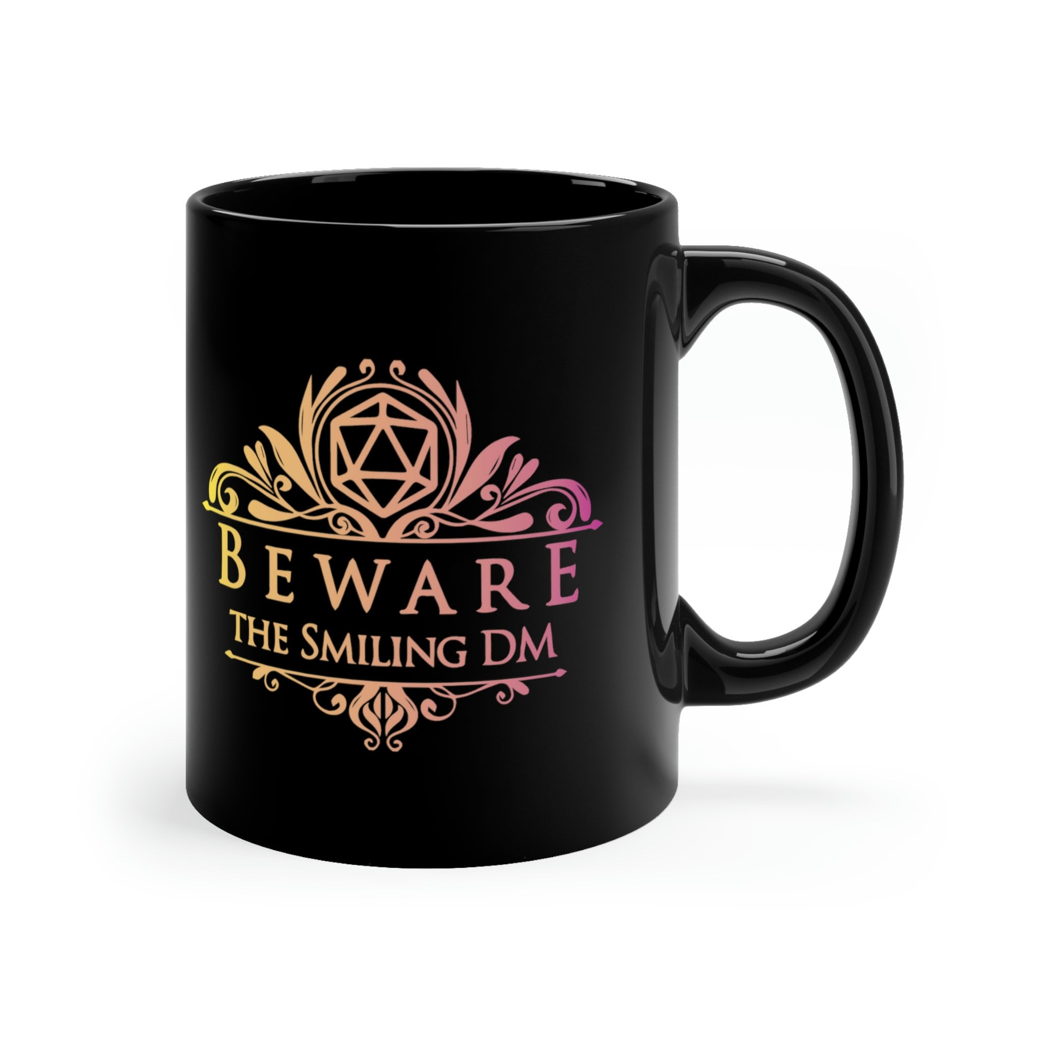 D&D DM Mug Beware the Smiling DM Dungeon Master Gift - Etsy